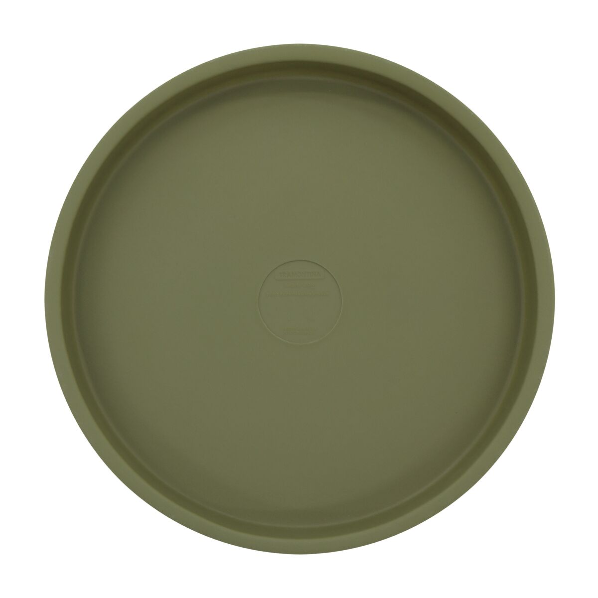 Tramontina Plant Pot Dish Olive Green Polyethylene Large | Tramontina