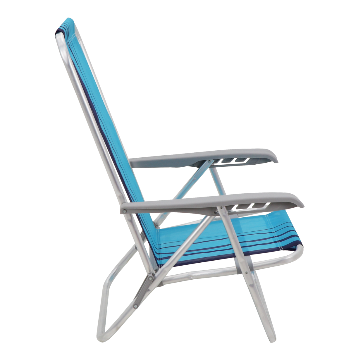 Silla de Playa Reclinable Tramontina Bali Baja en Aluminio con Asiento ...