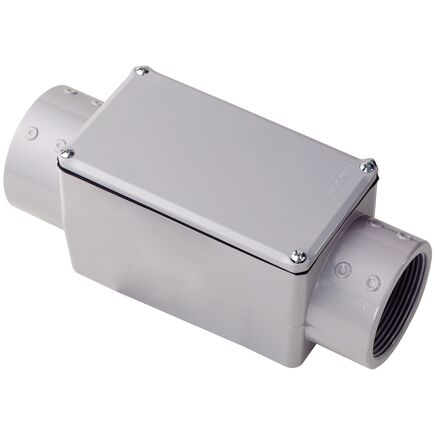 Condulete Fixo 4" Tipo C Tramontina com Rosca NPT com Tampa e com ...