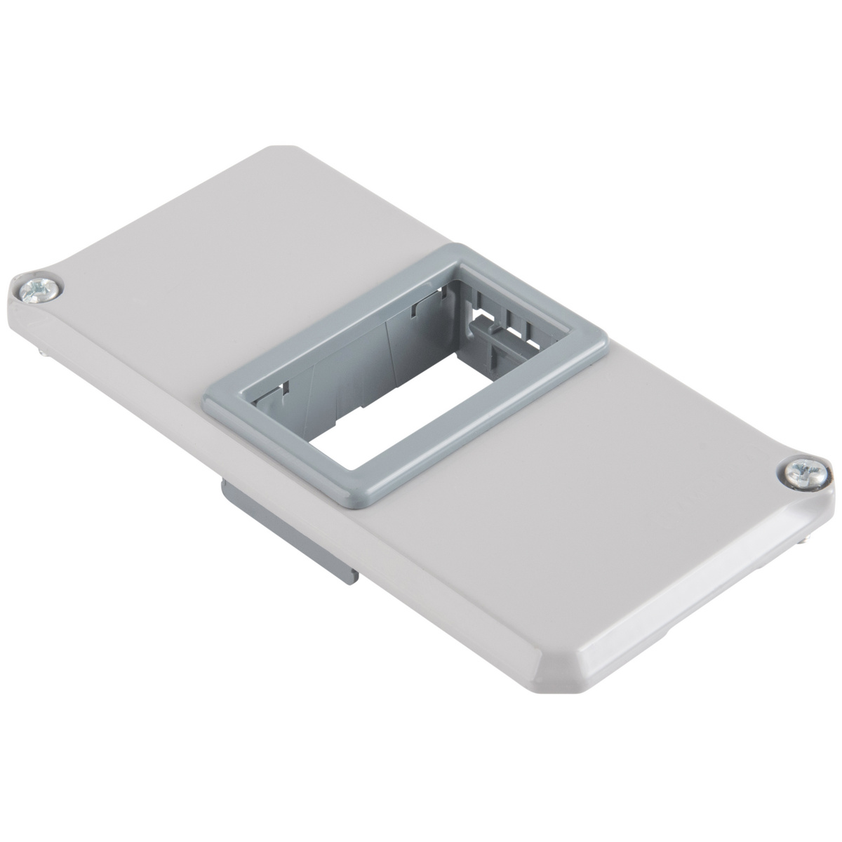 Tramontina 1 Conduit Box Cover with 1-Horizontal Wall Plate Gang for ...