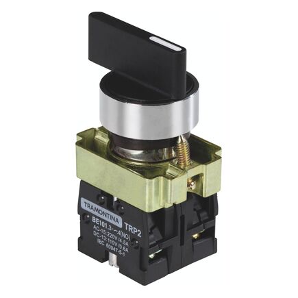 Botón Selector Tramontina TRP2-BJ33 2 NA 3 Posiciones con Base de Metal ...