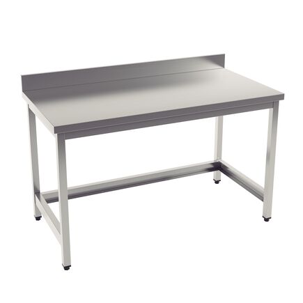 Stainless Steel Table with Splashback 800x700mm | Tramontina