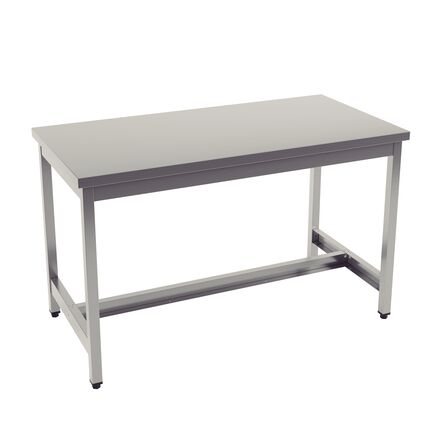 Stainless Steel Table without Splashback. 2000x700mm | Tramontina