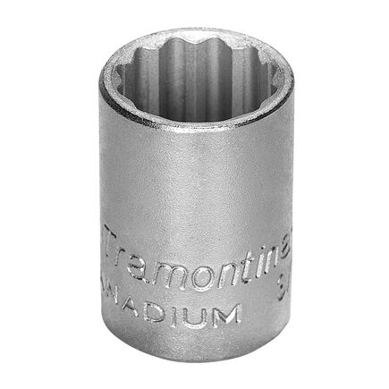Dado Estriado en Acero Cromo Vanadio 13 mm - Encastre 3/8" Tramontina ...