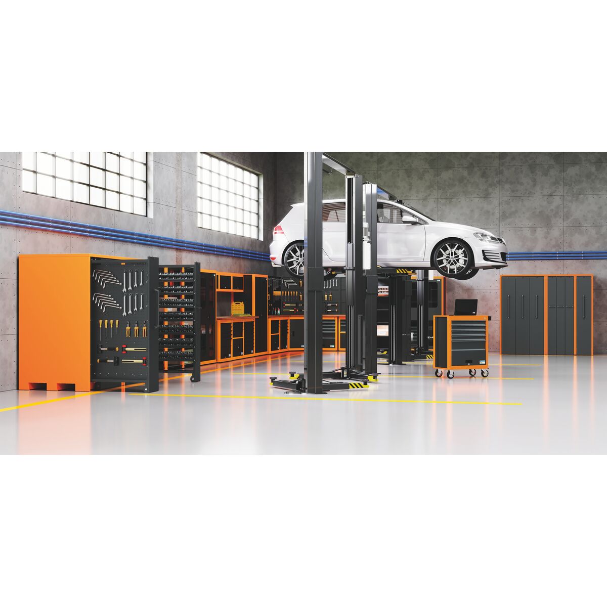 Tramontina PRO Vertical System Tool Cabinet with 4 Vertical Drawers ...