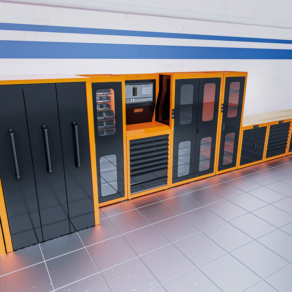 Tramontina PRO Smart System Control Unit with 9 Drawers | Tramontina