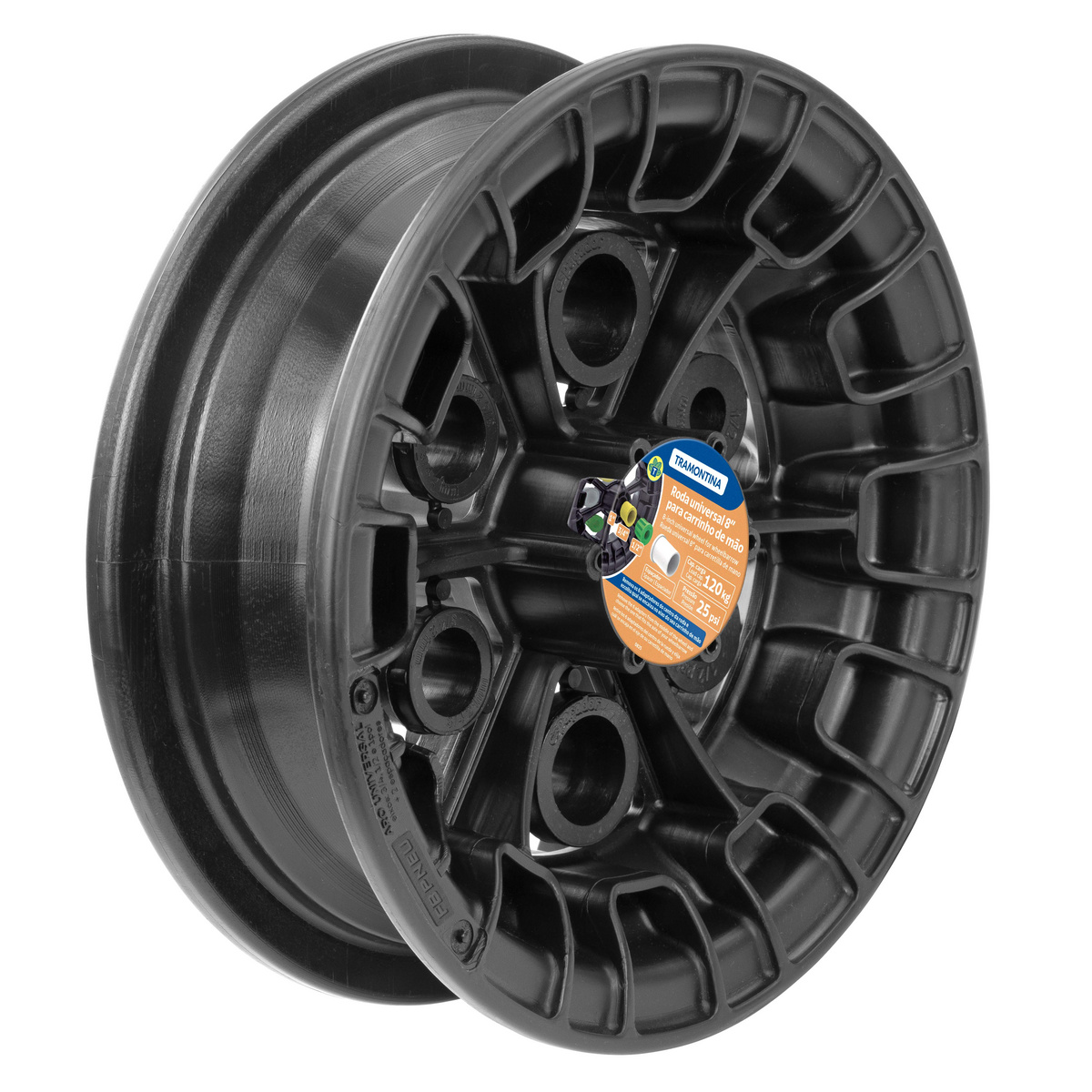 Tramontina 8-inch Universal Wheel for Wheelbarrows | Tramontina